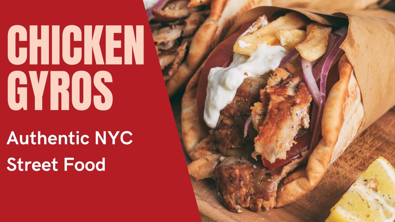 Hungry Whit - Chicken Gyros (Authentic NYC Street Food) - YouTube