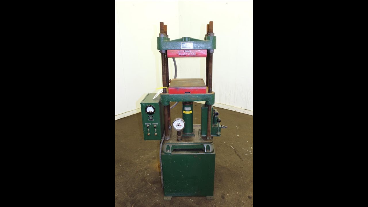 Used- Carver Laboratory Manual Press - stock # 46273002 - YouTube