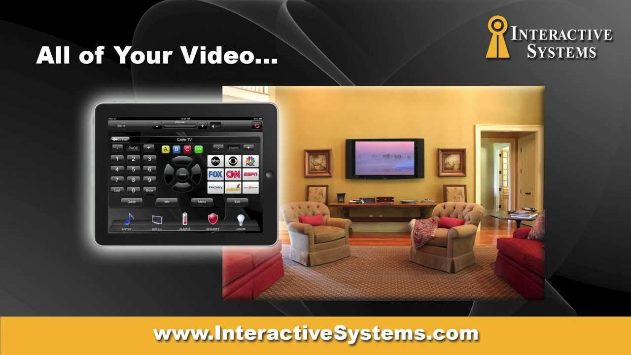 Home Control by Interactive Systems - YouTube