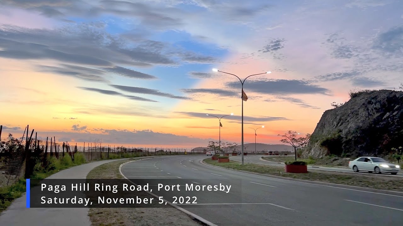 Magic sunset at Paga Hill, Port Moresby, Papua New Guinea - YouTube