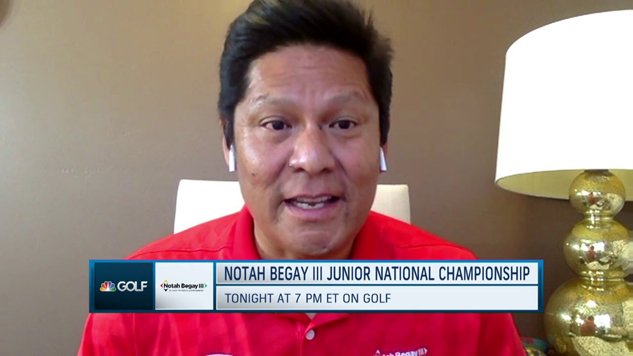 Notah Begay III on Golf Channels Morning Drive to Discuss the Broadcast ...