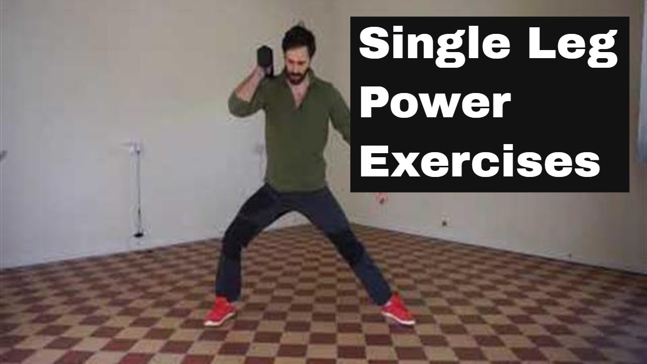 Single leg power exercises - YouTube