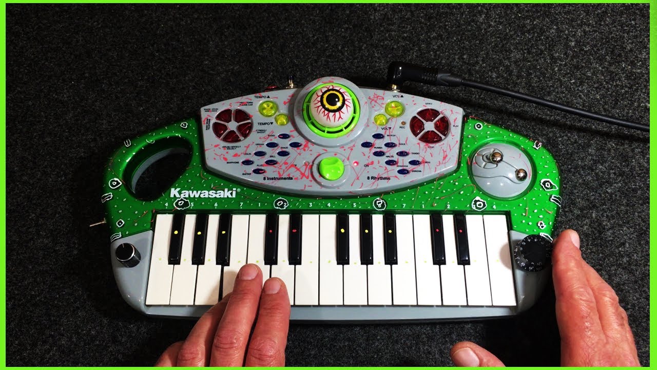 Circuit Bending Fool - Cygoblin (Kawasaki Keyboard) - YouTube