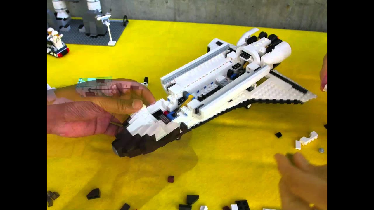 Building a Lego Space Shuttle - YouTube