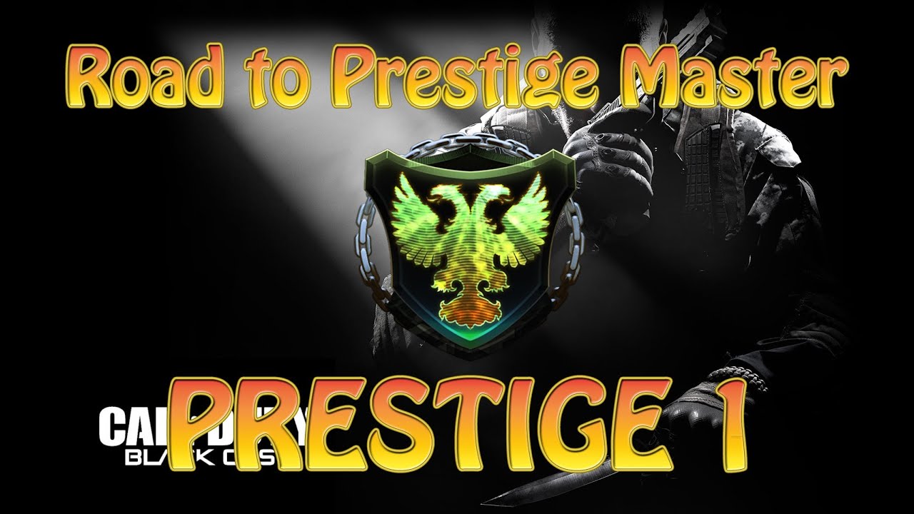 Black Ops 2 - Road to Prestige Master - PRESTIGE 1 - YouTube