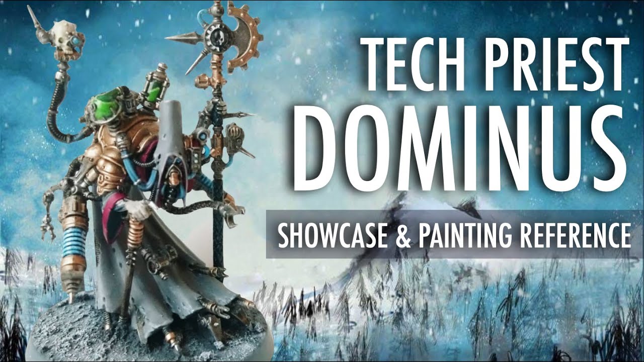 Warhammer 40K Tech Priest Dominus Adeptus Mechanicus AD Mech Showcase ...