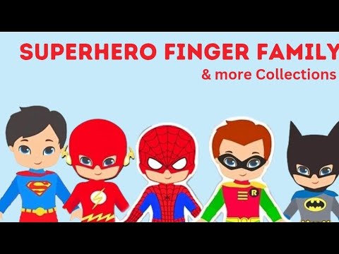 Superhero Finger Family || Superhero Finger Family Song For Kids & More ...