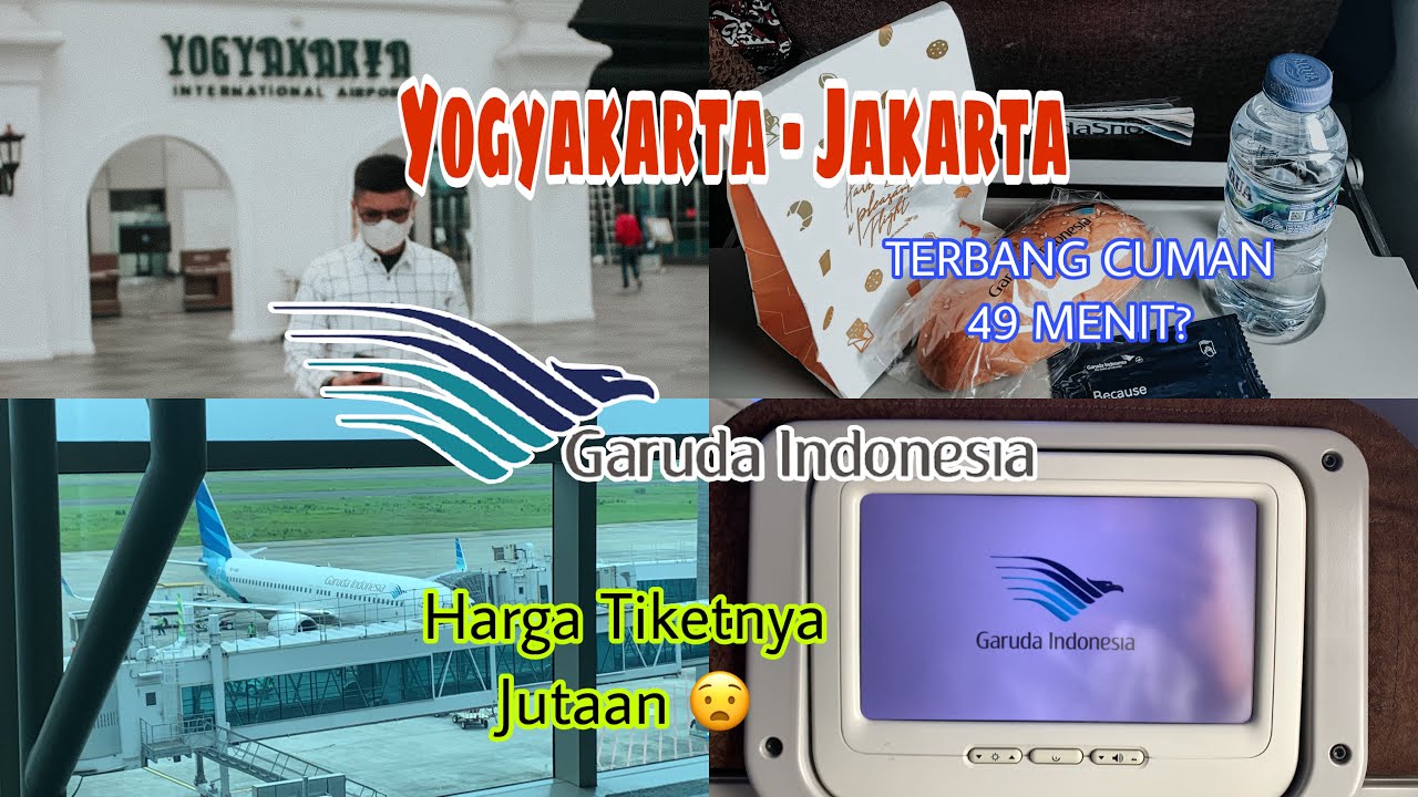 Garuda Indonesia || Yogyakarta To Jakarta || GA 209 | PK-GNR || # ...
