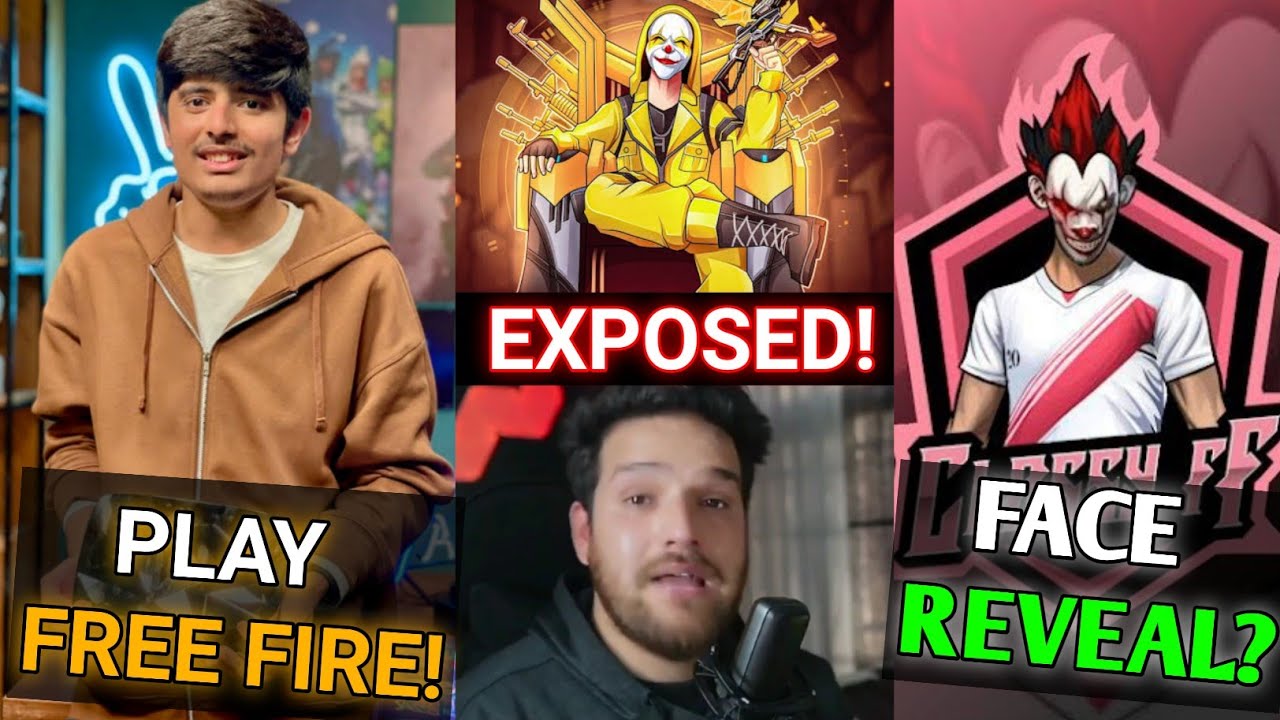 Total Gaming Play Free Fire, Class FF Face Reveal 🤯, TechPro Harsh ...