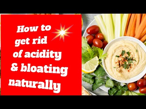 How to get rid of acidity and bloating naturally|#videoviral - YouTube