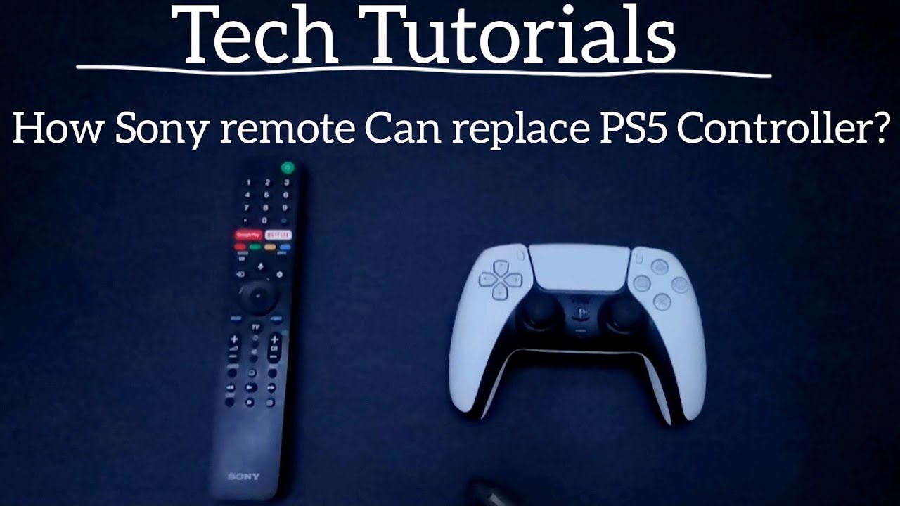 How Sony remote can replace PS5 Controller? - YouTube
