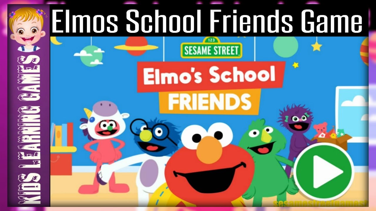 elmo games - sesame street: elmos school friends games! (elmos school ...