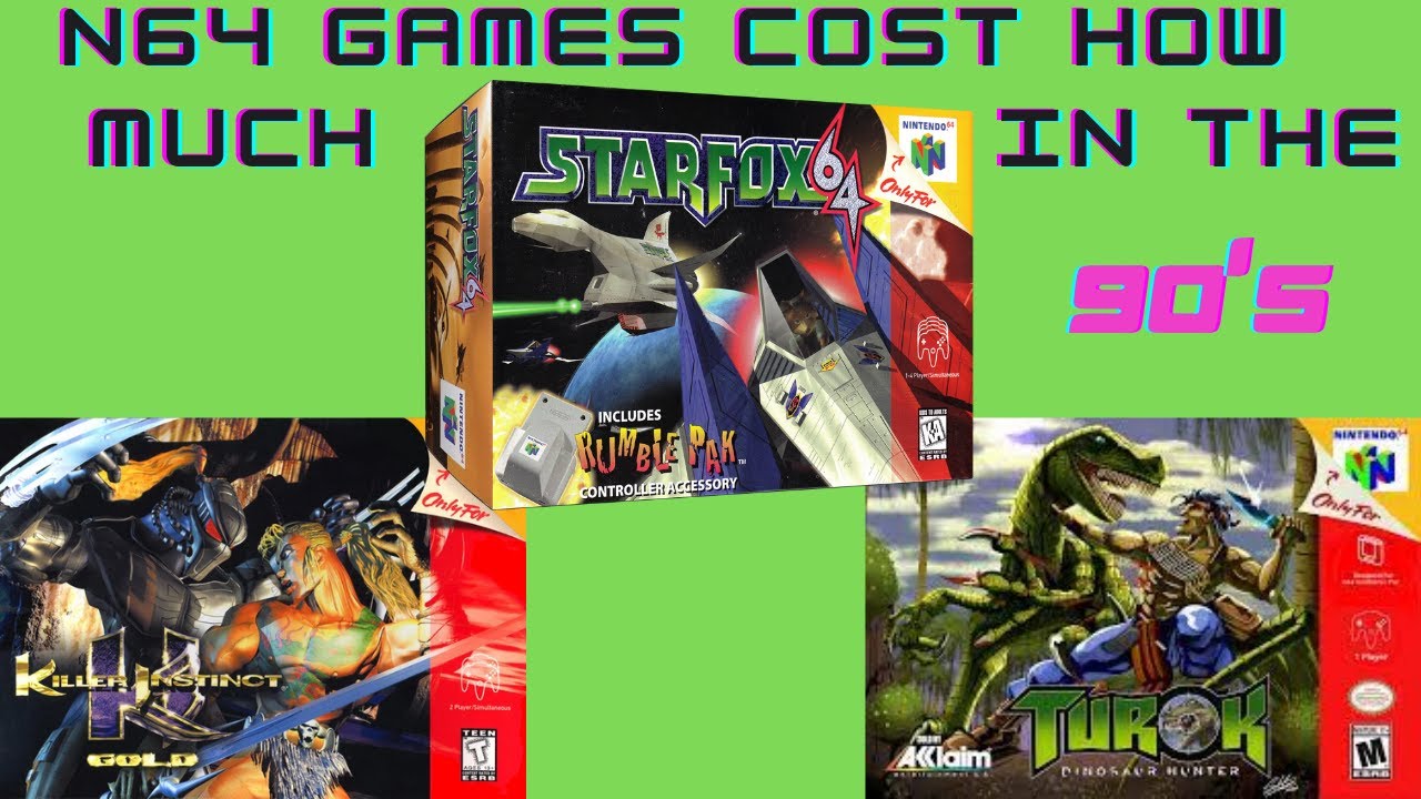 N64 Games Cost How Much in the 90's? (Celebrating 25 years of Nintendo ...