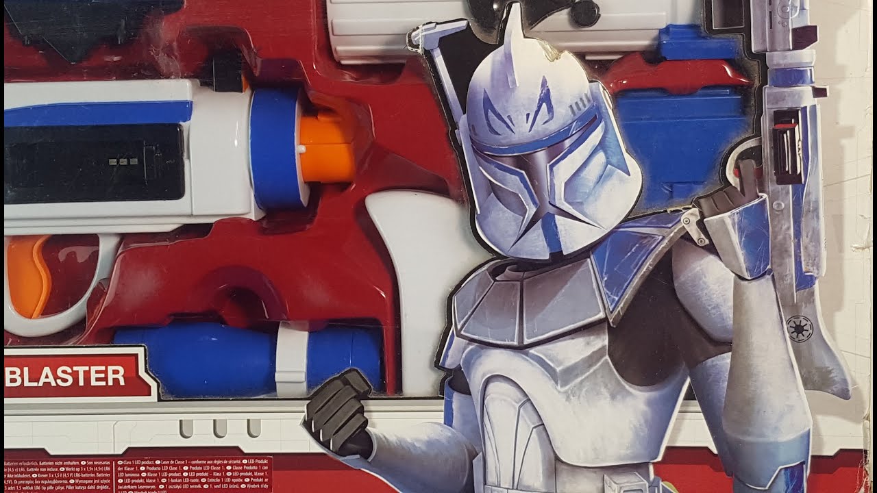Clone Commander Blaster (Star Wars The Clone Wars) - YouTube