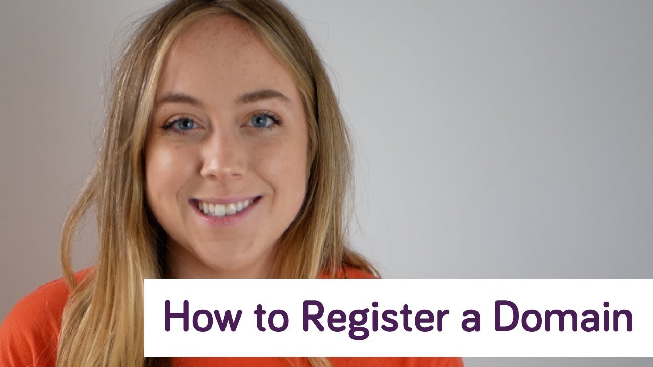 How to Register a Domain Name! - YouTube