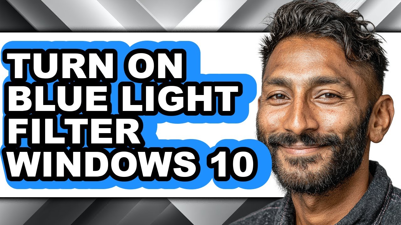 How to Turn on Blue Light Filter Windows 10 (easy Method) - YouTube