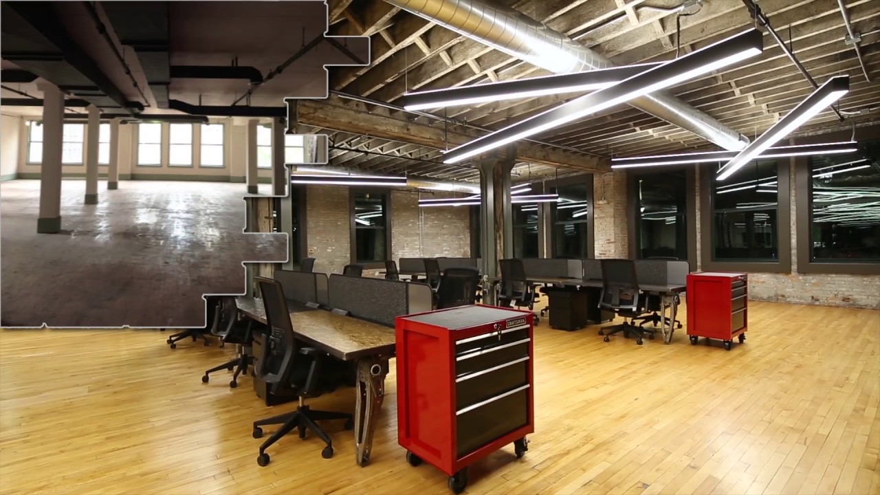 Lear Innovation Center Building Transformation - YouTube