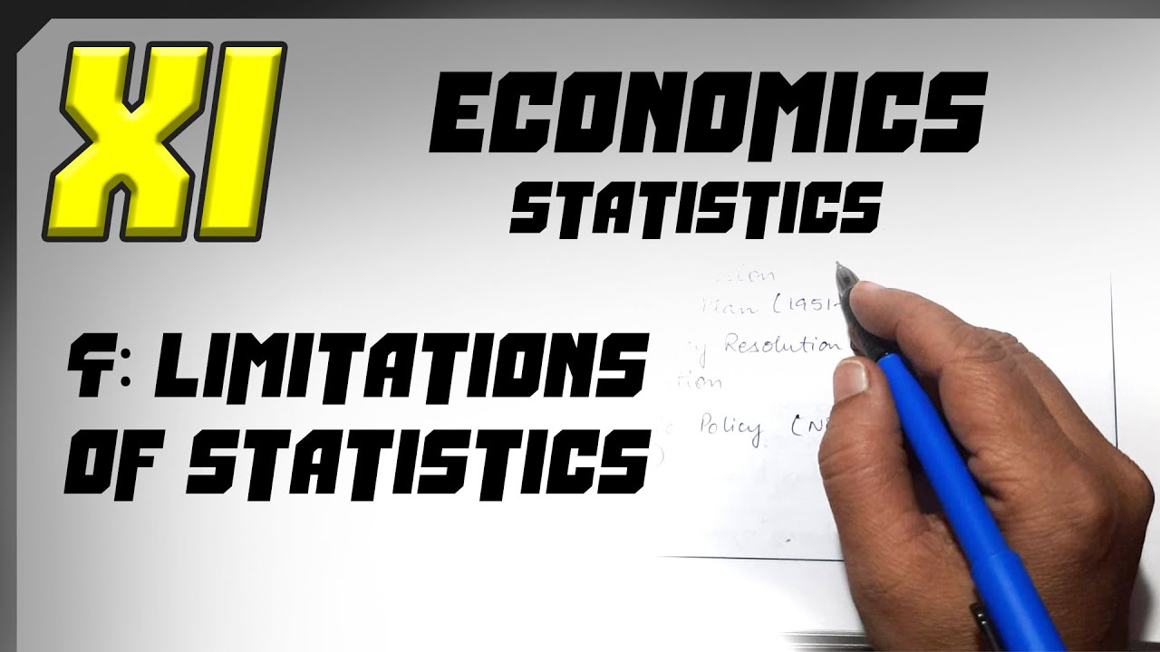 XI Statistics for Economics #4// Limitations of Statistics - YouTube