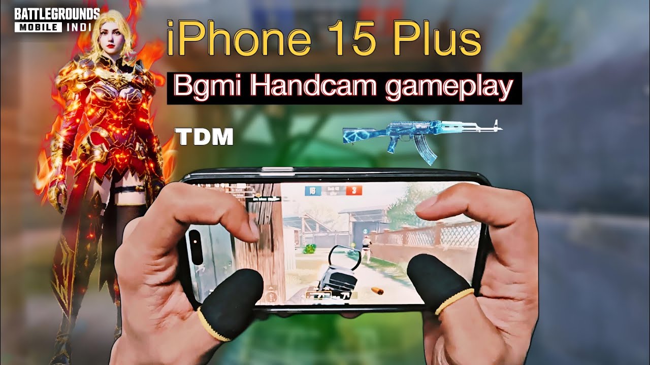 BGMI 3.5 Update Gameplay | iPhone 15 Plus Test with Handcam | New ...