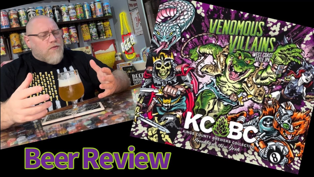 “Venomous Villains” West Coast IPA (KCBC) Review #1074 - YouTube