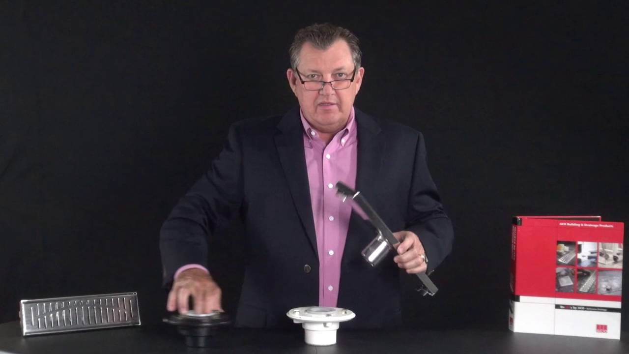 QuARTz ACO ShowerDrain: Installation Devices - YouTube