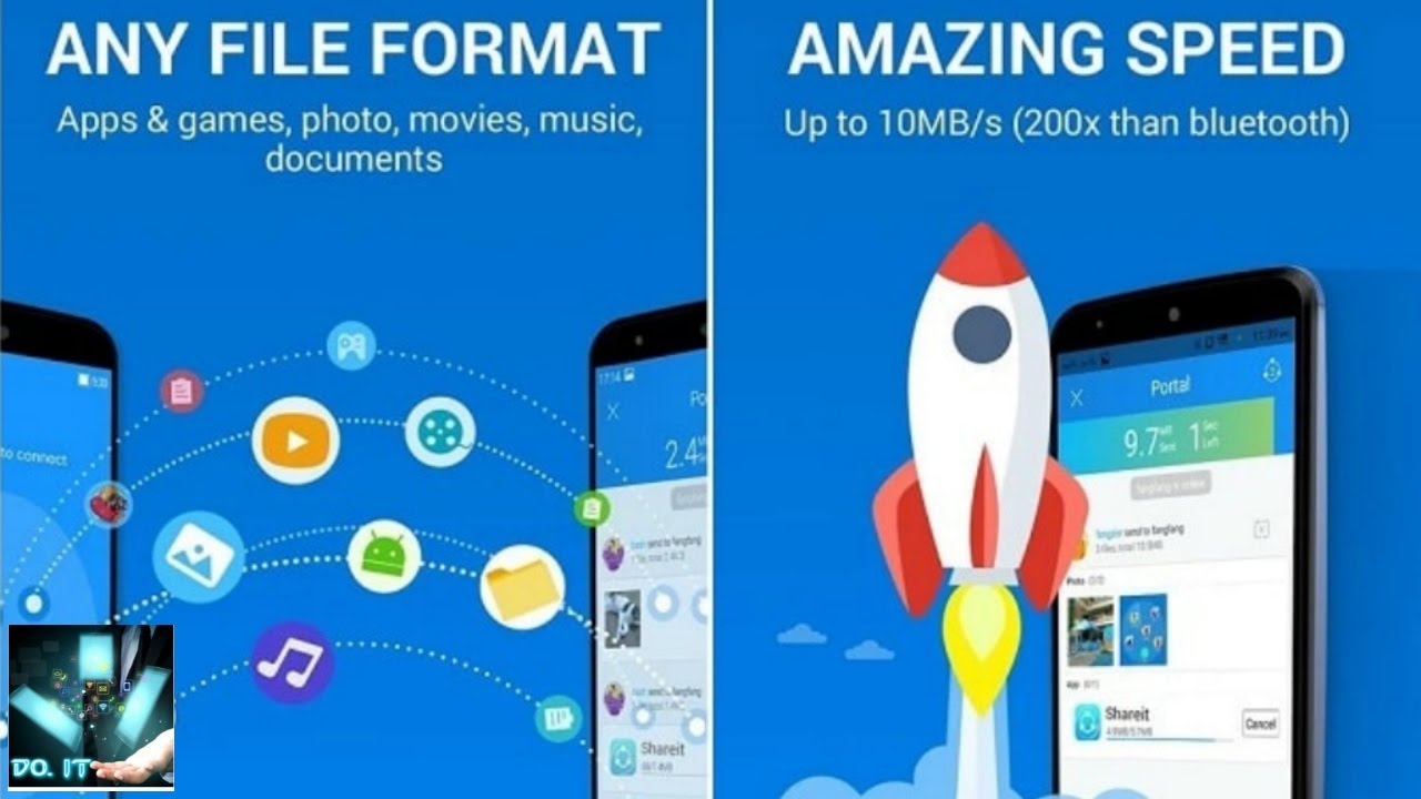 How to Transfer Heavy Files Quickly(SHAREit) - YouTube