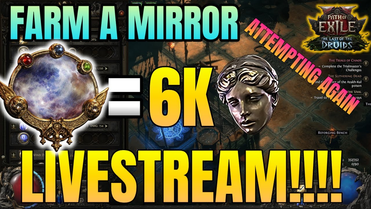 [PoE 2] Second Day - Farm a Mirror (6k Divines) - Simple Strategy in ...
