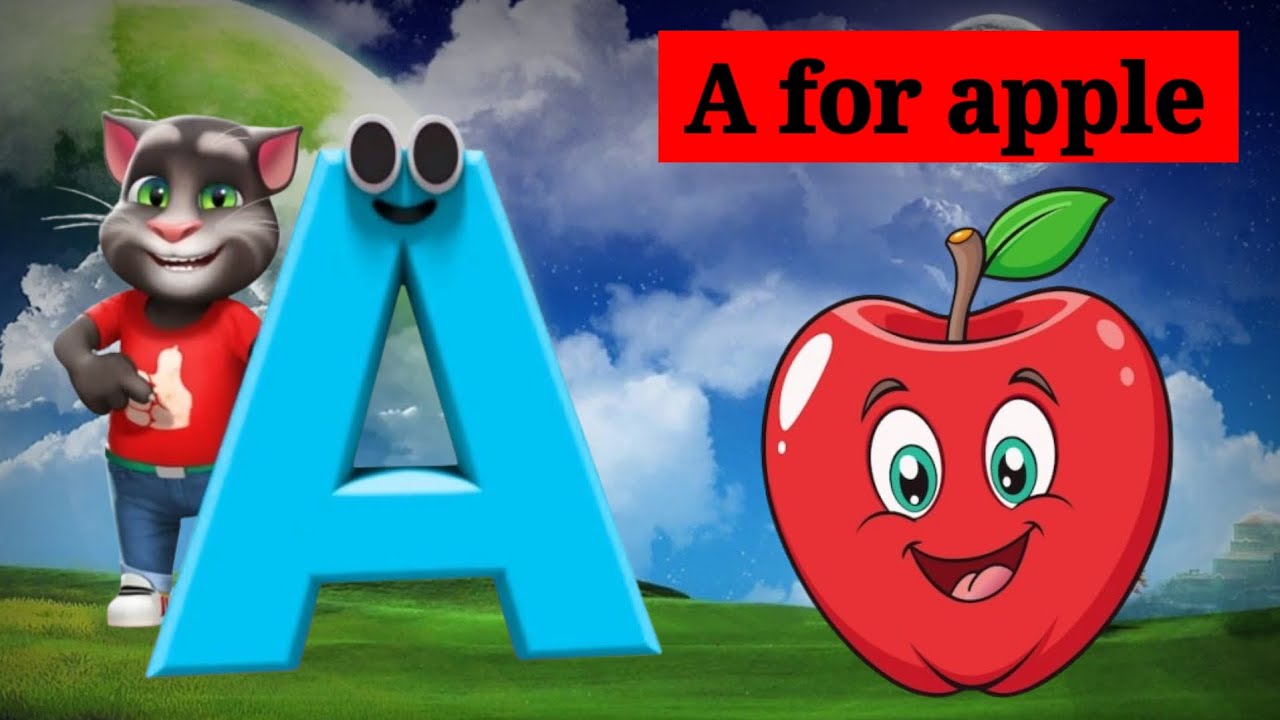 c0c0melon nursery rhymes || . A is for Apple 🍏 | Alphabet Song for ...
