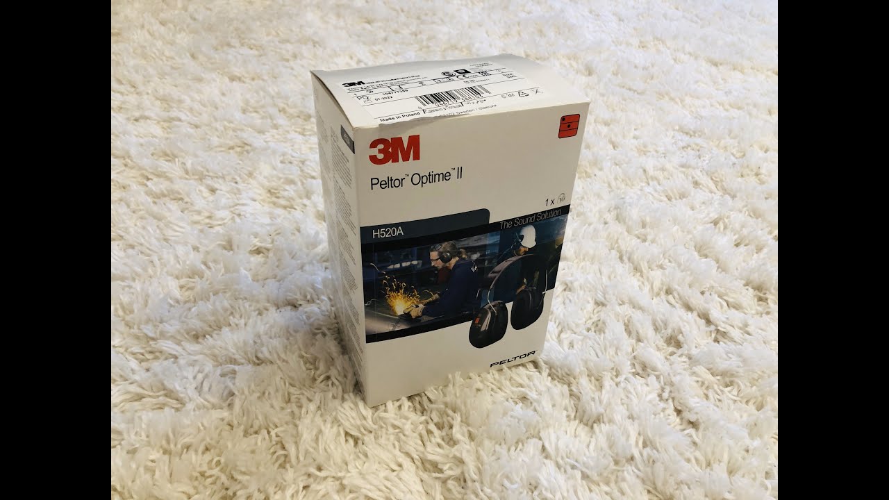 Unboxing 3M Peltor Optime 2 (H520A) - YouTube