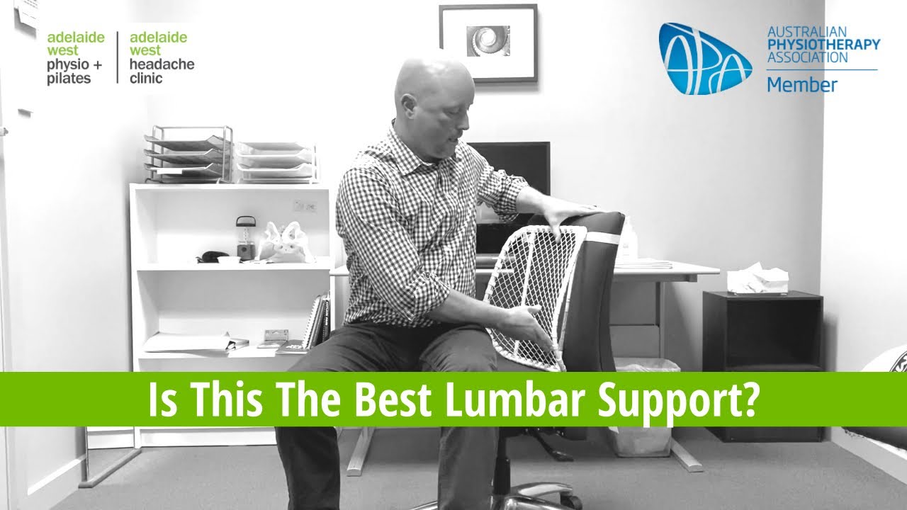 Lumbar Bassett Support - Is This The Best Back Support? - YouTube