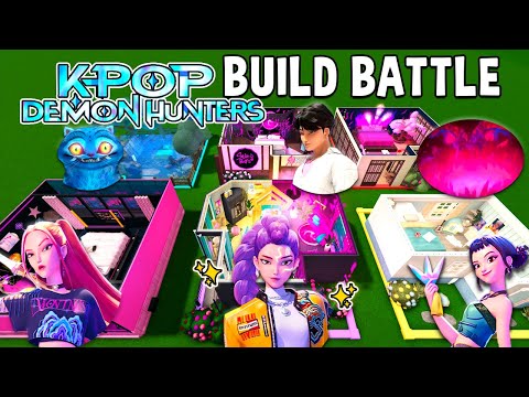 MEGA KPop Demon Hunters Build-Off CHALLENGE!