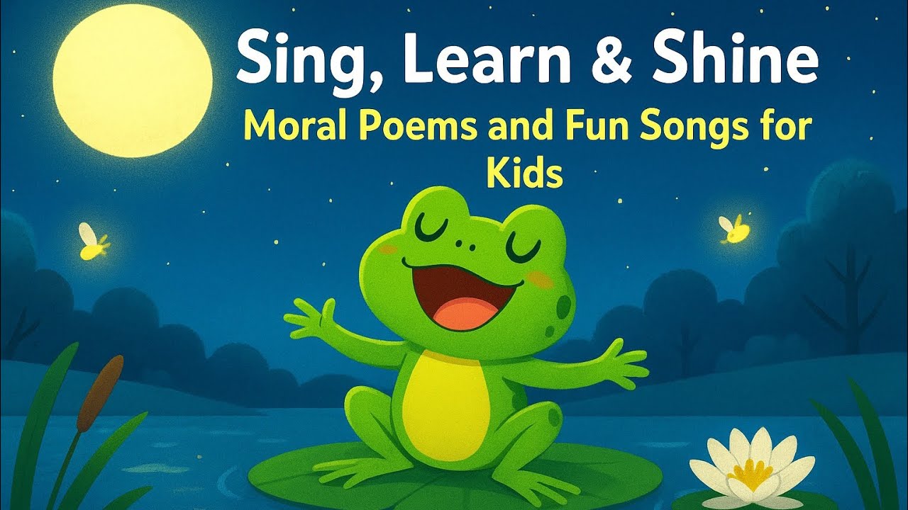 🎶 “Sing, Learn & Shine — Moral Poems | Preschool Kids Song | Learning ...