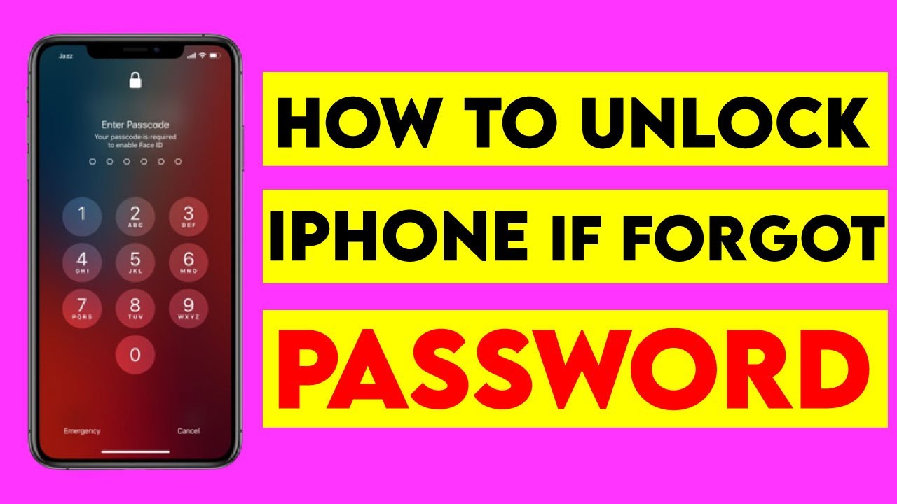 How to unlock iPhone if forgot Password | How to unlock iPhone if ...