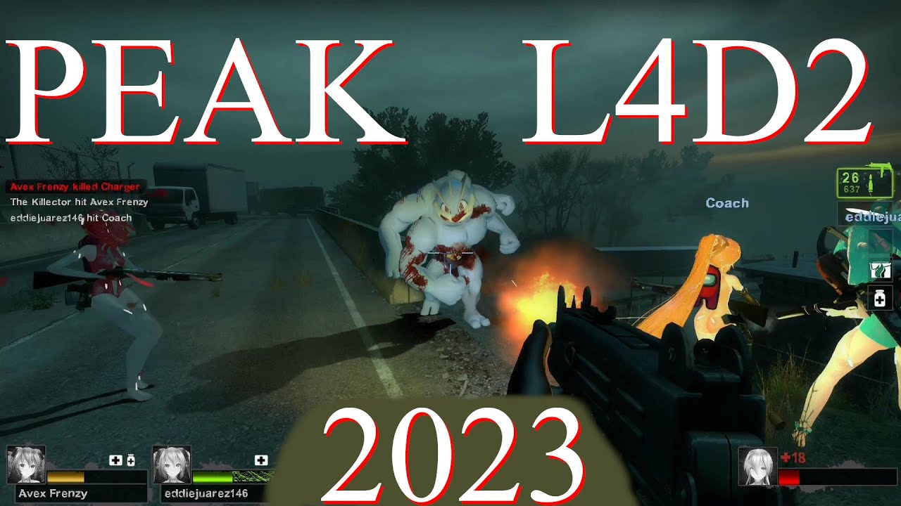 Anime Girls, FNAF, And Juggalos! PEAK L4D2 In 2023. Modded Left 4 Dead ...