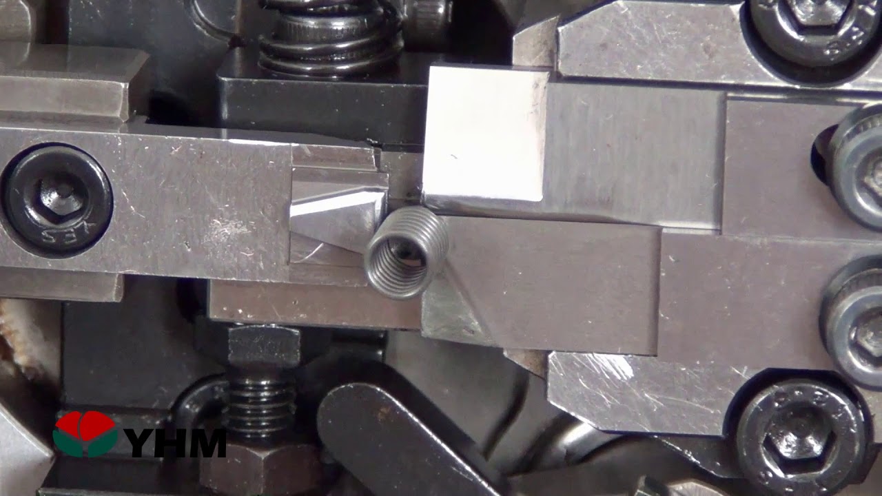 CNC Micro Spring Machine CT series- 0.45mm torsion spring-YHM - YouTube