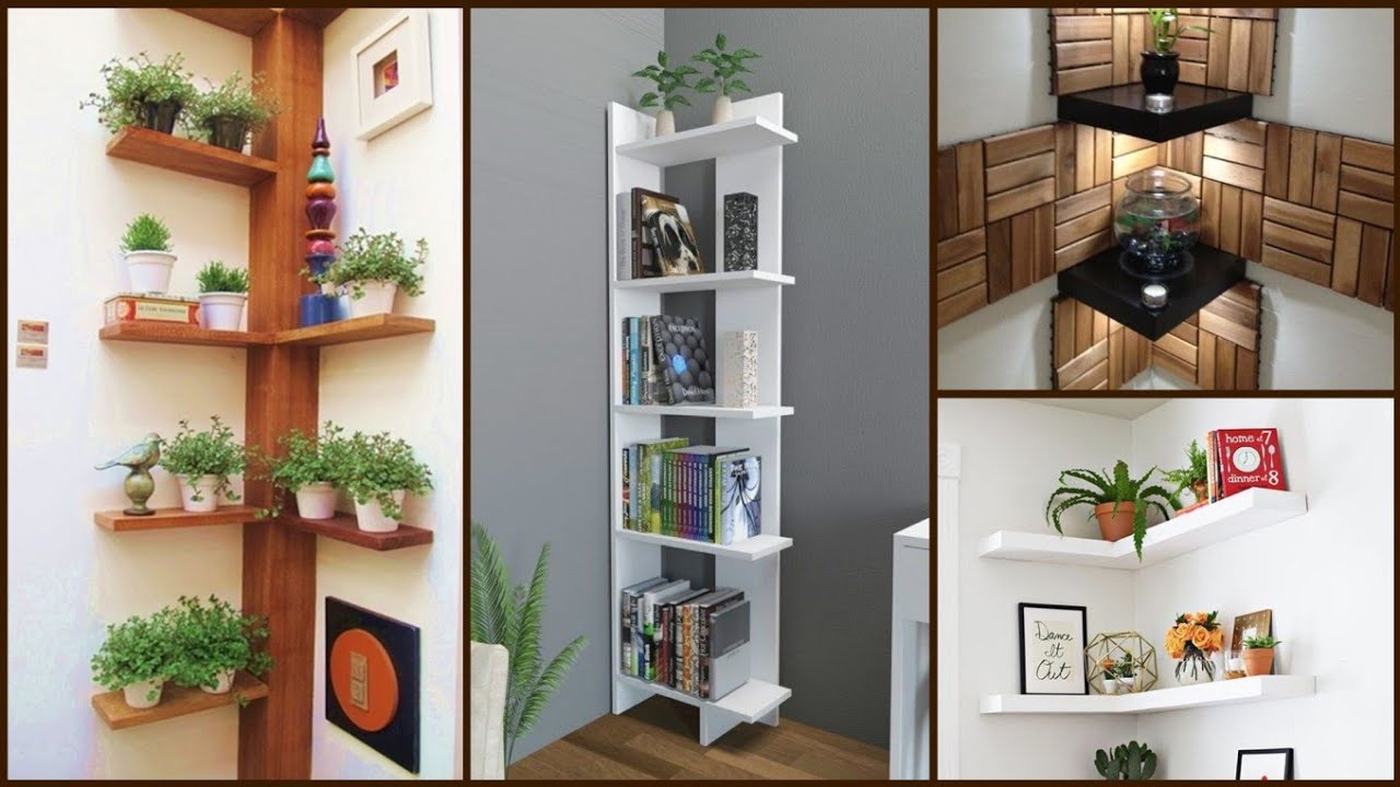 Modern Corner Shelves Designs | Corner Shelf Designs For Living Room ...