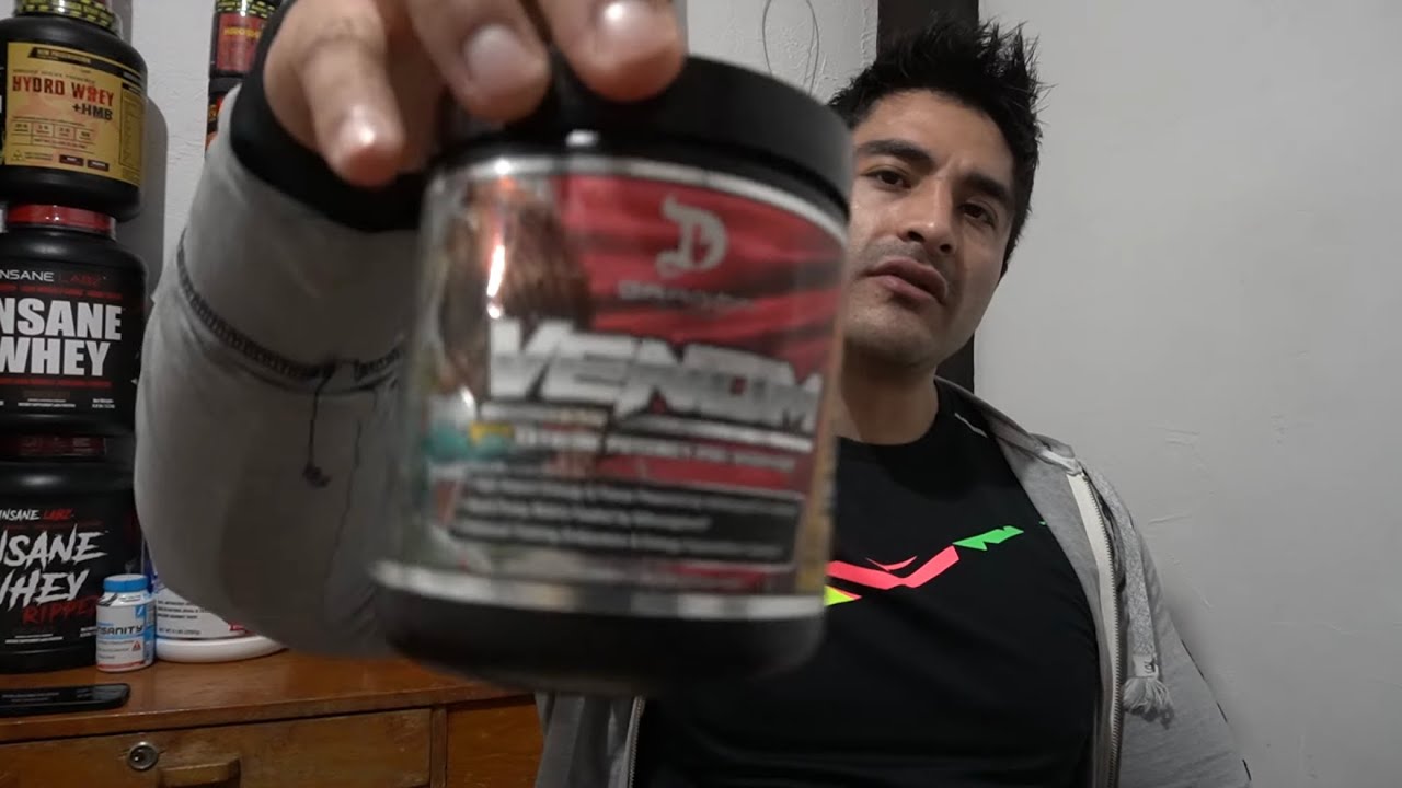 Venom Pre-Workout de Dragon Pharma 💪🏾 Pre entreno potente 🔥 Luis ...