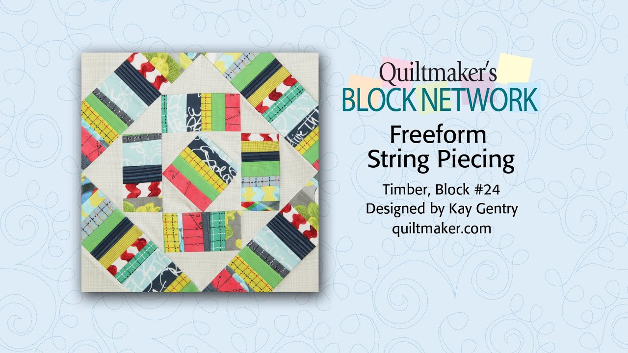 Freeform String Piecing - YouTube