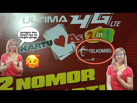 🔴 KARTU AS 2 in 1 ULTIMA 4G LTE TAIWAN ll KERJASAMA INDONESIA DAN TAIWAN ll Tkw Taiwan #kartuas2in1