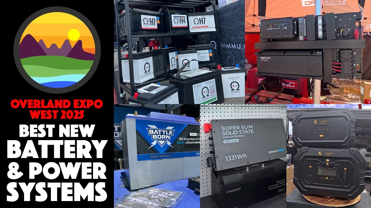 Best New Battery & Power Systems at Overland Expo West 2025 - YouTube