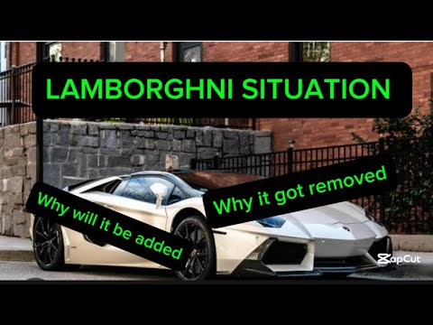 Explaining why lambo was removed from cpm and when it will be added ...