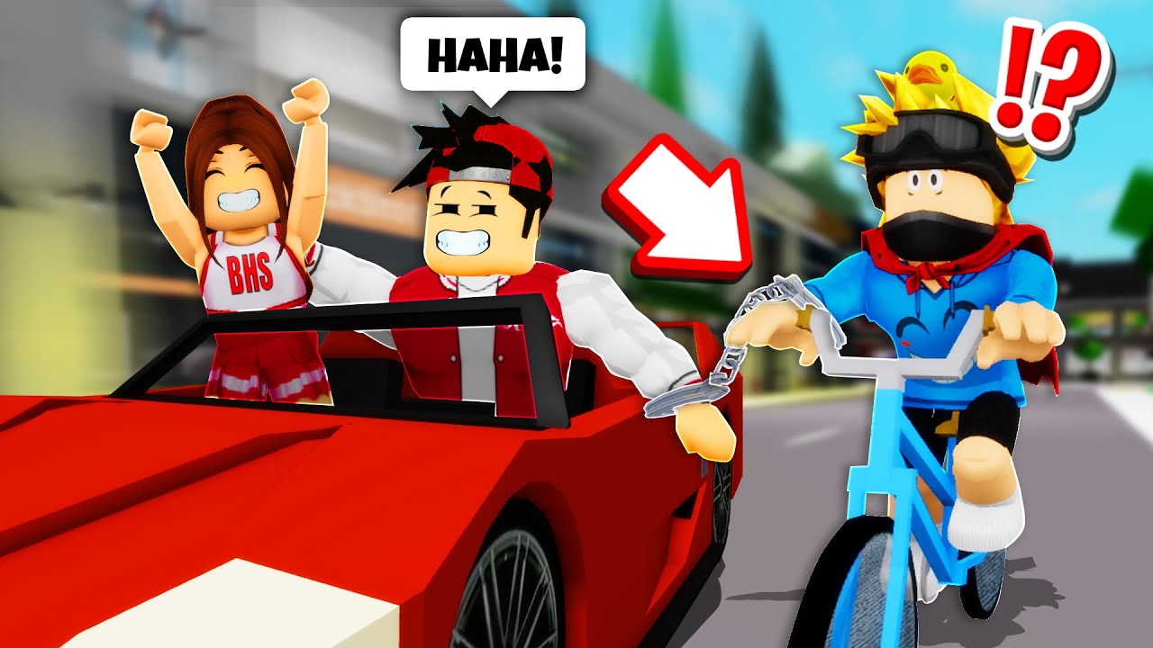 HANDCUFFED To My BULLY in Roblox!! (Brookhaven RP) - YouTube