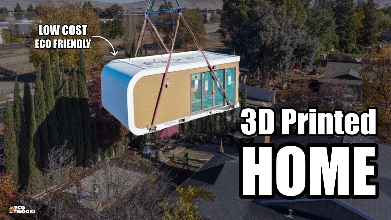 3D Printed House = Low Cost + Eco Friendly + Quick Construction - YouTube