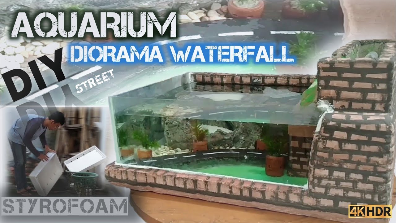 HOW TO MAKE AN AQUARIUM WATERFALL FISH TANK - YouTube