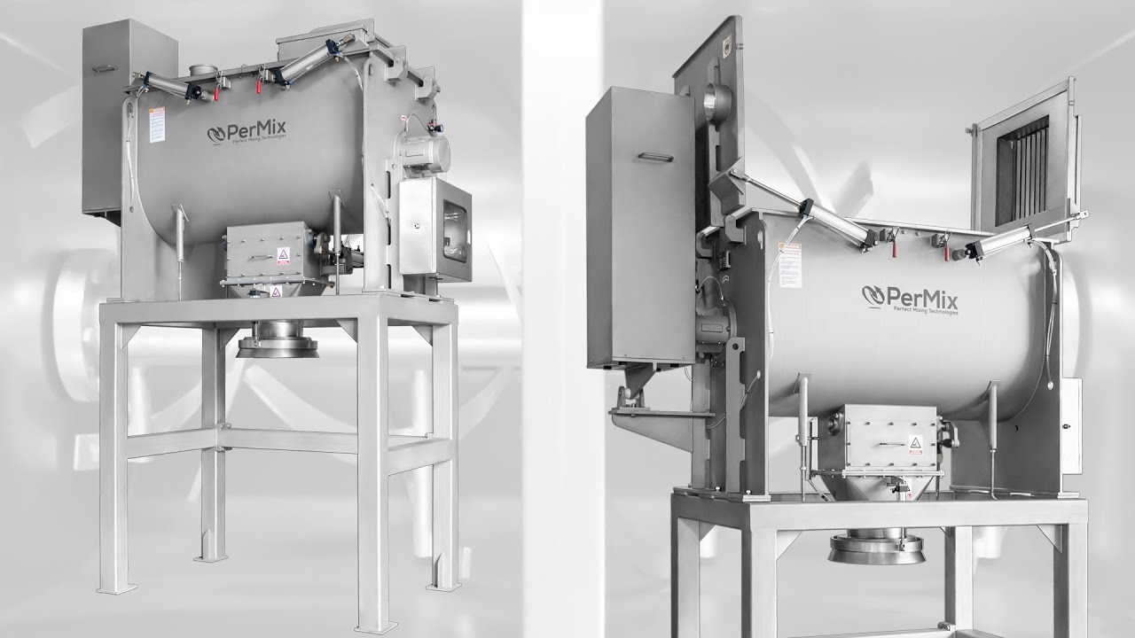 PerMix Ribbon Mixer With Integrated Bulk Bag Filler - YouTube