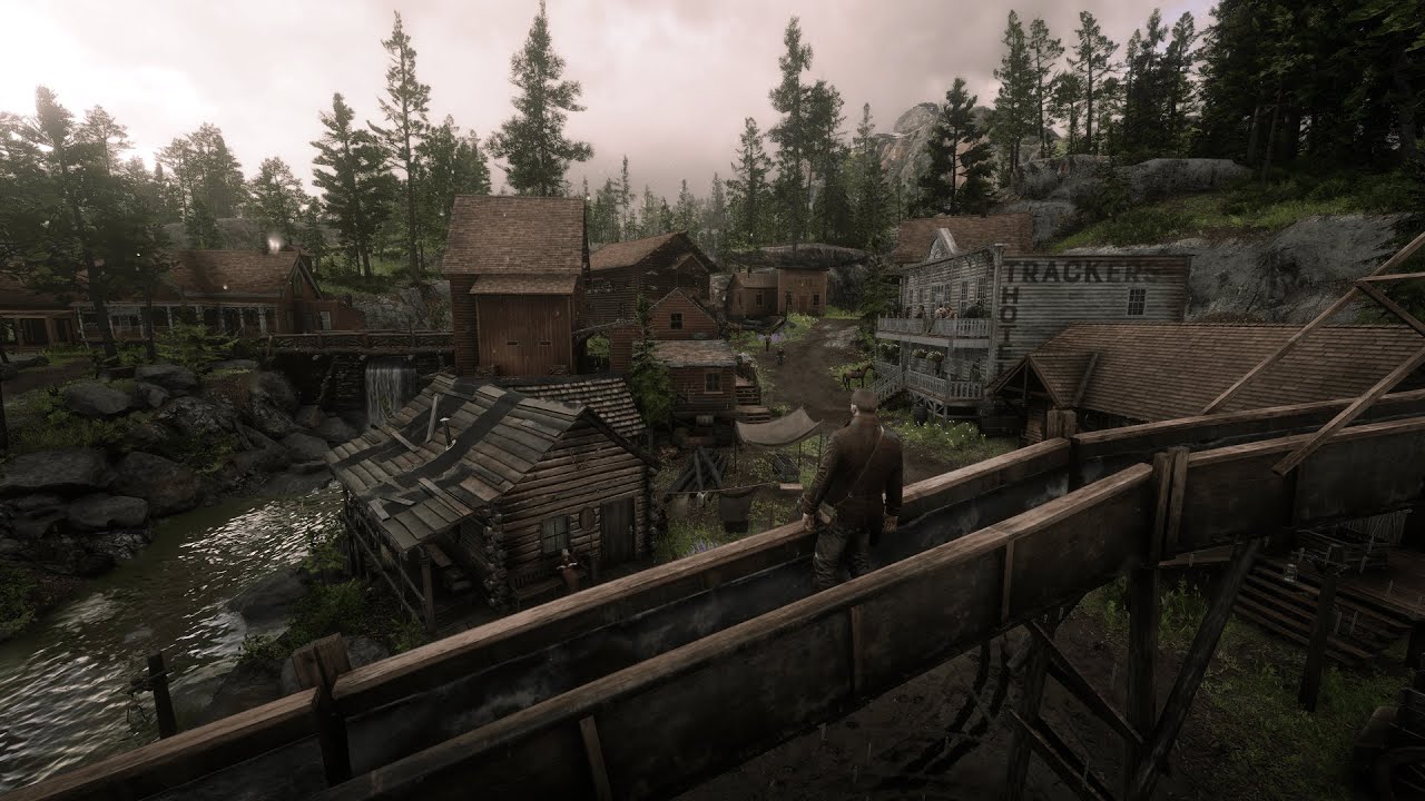 Relaxing Ambient Walk Through Beautiful Crowded Town of Strawberry ...