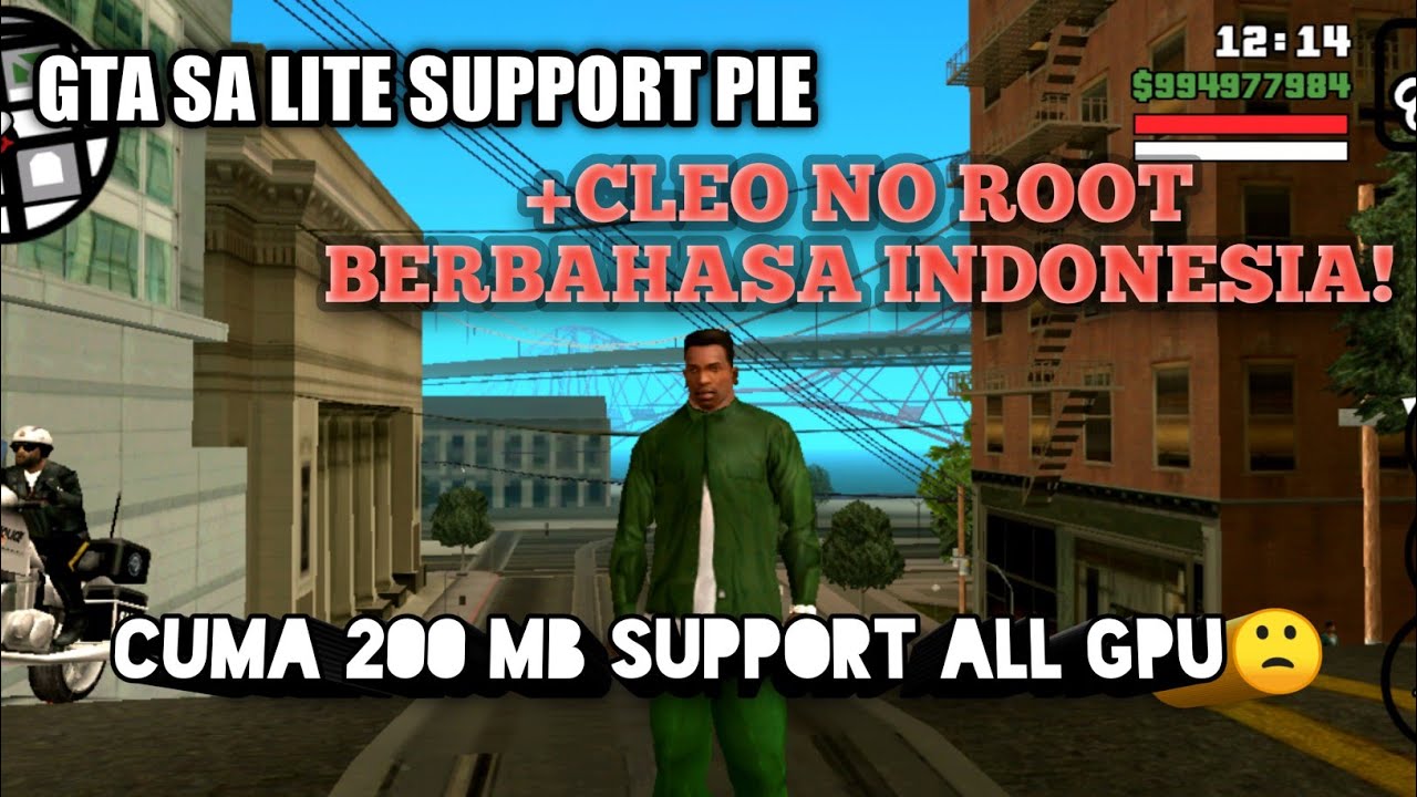 GTA SA LITE SUPPORT PIE 200MB(belum di mod) - YouTube