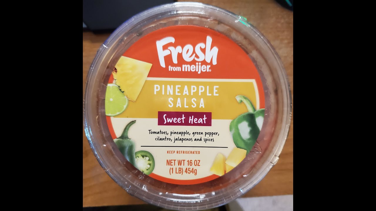 Fresh from Meijer Pineapple Sweet Heat Salsa Review - YouTube