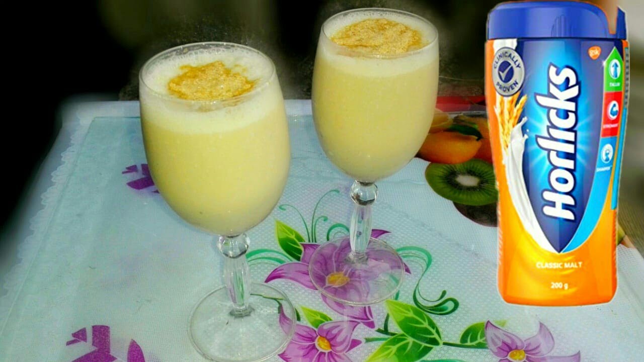 Horlicks and banana milkshake | How to make horlicks milkshake | HIRA'S ...