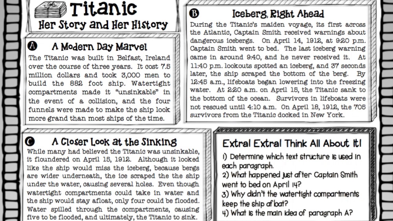 Titanic Read Aloud - YouTube